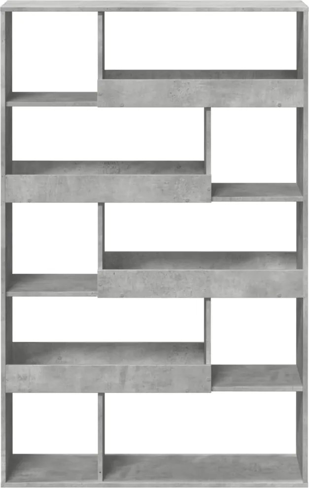 Knihovna betonově šedá 100 x 33 x 156,5 cm kompozitní dřevo 3309342
