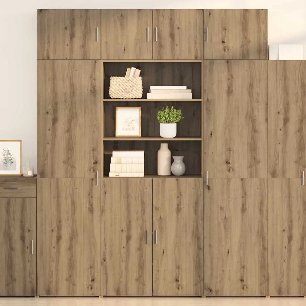 Úložná skříňka Artisanový dub 80 x 42,5 x 225 cm 3402819