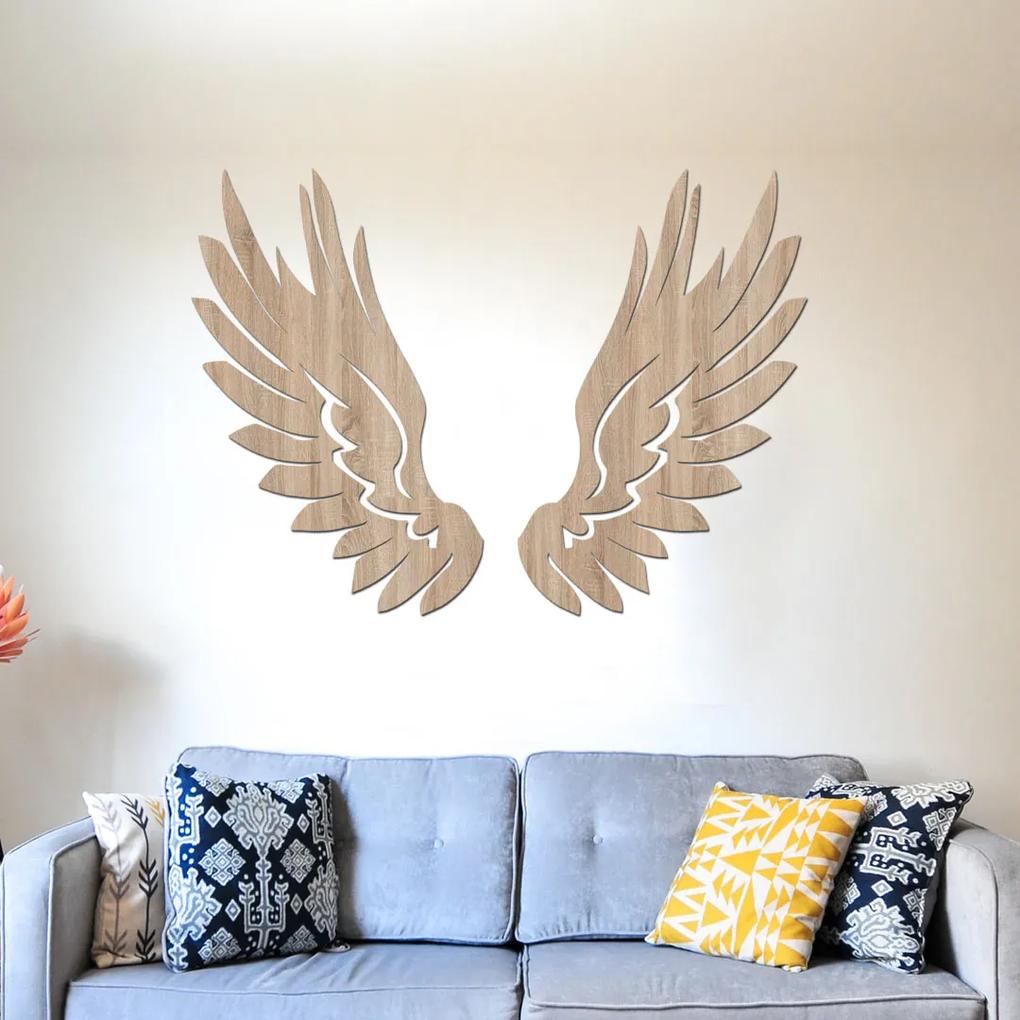 dřevo života Dřevěná andělská křídla ROZLET Barevný vzor: Javor, Rozměry (cm): 80x62