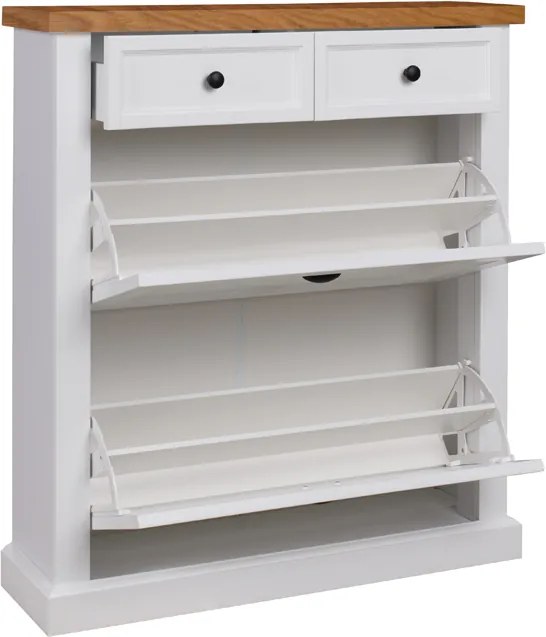 ADRK Furniture Skříňka na boty GALINEO 01 SH-GAL-W+DN-P01-F002