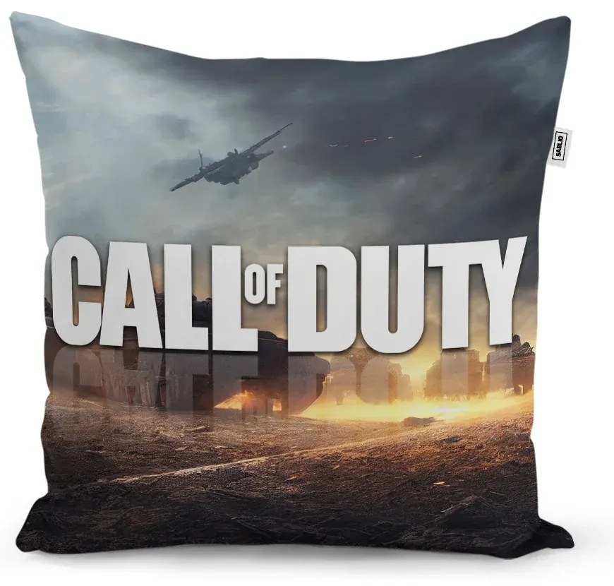 Sablio Polštář Call of Duty Bojiště - 50x50 cm