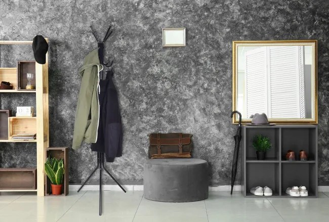 Stojanový věšák PABLO černý