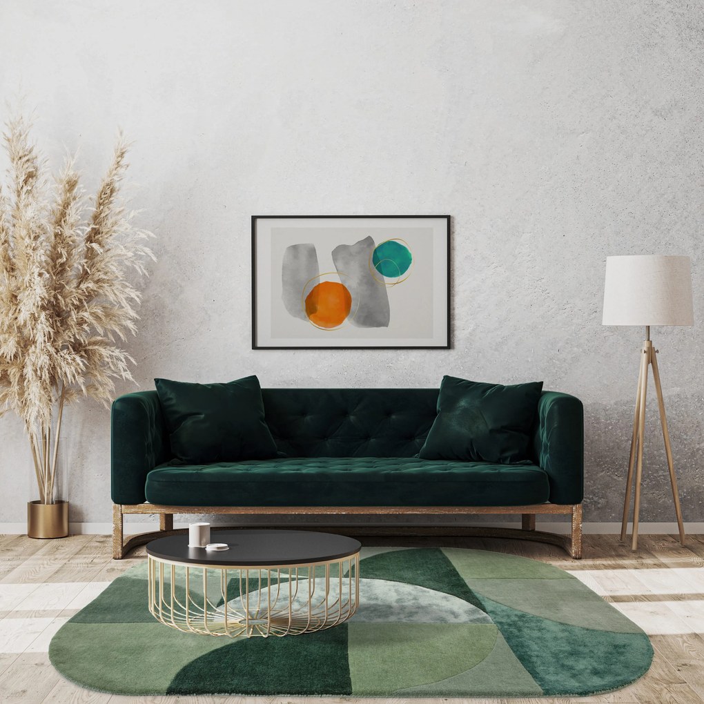 Tribeca Design Kusový koberec Blondie Oval Forest Rozměry: 160x230 cm