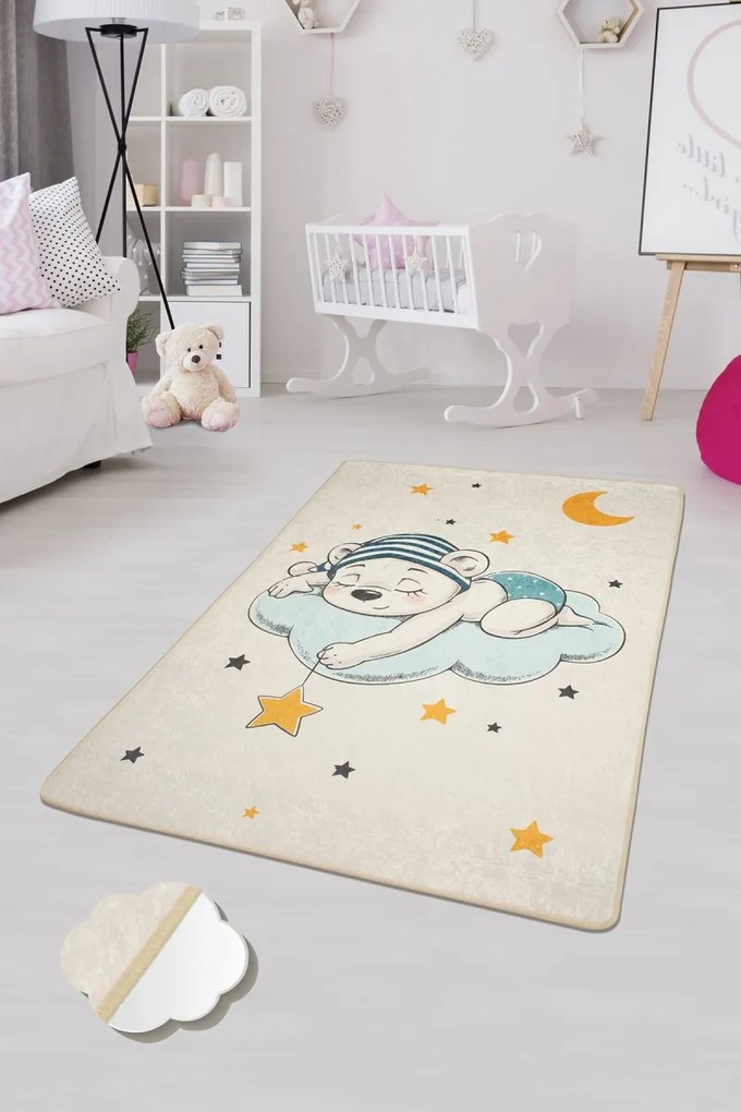 Dětský koberec Sleep 140x190 cm béžový