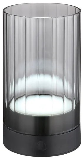 Globo 21012S -LED Ven. stolní lampa PIXY LED/2W/3,7V 2700/4000/6500K IP44 šedá