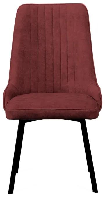 DOLMAR SEDAČKY Jídelní židle - KR-6, různé tkaniny a barvy na výběr Čalounění: tmavě modrá (Uttario Velvet 2967)