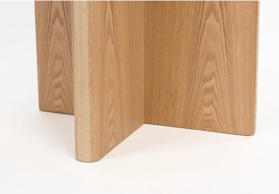 Kulatý jídelní stůl v dekoru dubu ø 120 cm Laurent – White Label