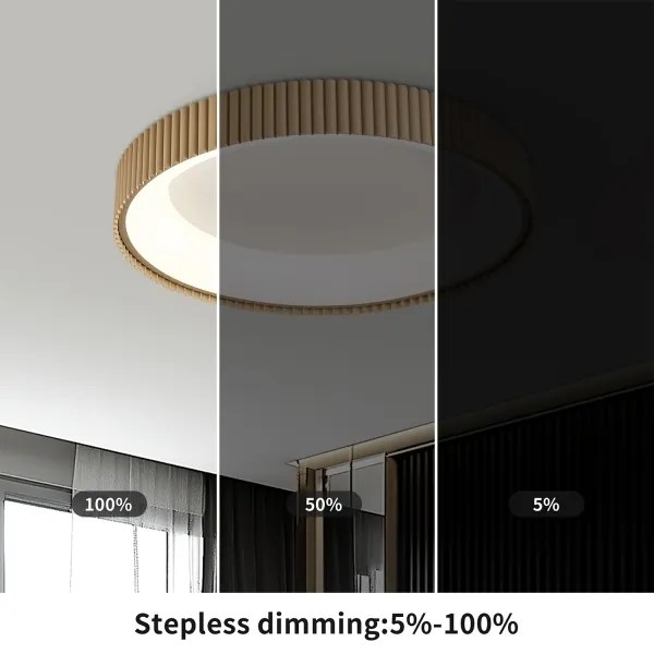 Brilagi - LED Stmív. stropní svítidlo FALCON MODERN LED/30W/230V 40 cm béžová+DO