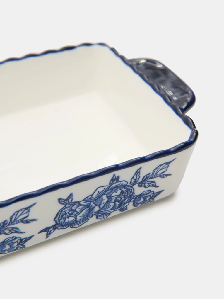 Sinsay - Porcelain baking dish with a floral motif - vícebarevná