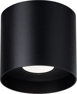 Stropní svítidlo SOLLUX MIKA černé GU10 1x10W bez žárovky SL.1281