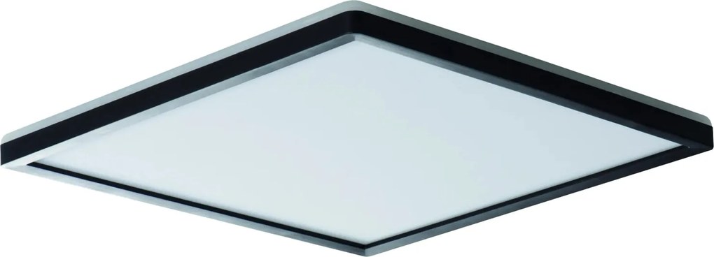 miLEDo Stropní LED svítidlo LED AZPO LED CCT, 17,5 W, IP54, černá, 30 x 30 cm