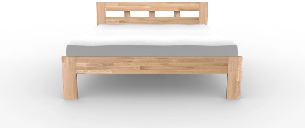 Masivní postel INA - Solwo Design Dřevo a odstín oleje: BUK Cink - Olej odstín BO106, Rozměr spací plochy: 160x200