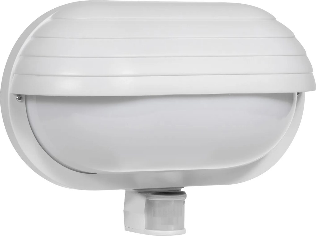 HADEX RIO venkovní nástěnné svítidlo s čidlem 1xE27/60W/230V/IP44, bílá barva