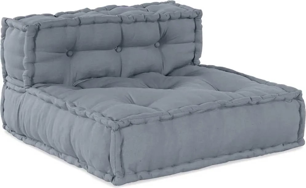 Modulová pohovka Textil Šedá 210 x 70 x 56 cm 3315092