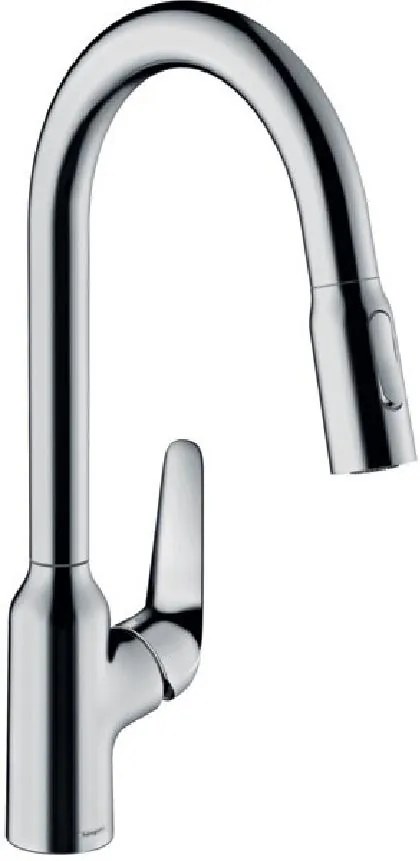 Hansgrohe Focus M42 - Dřezová baterie M4216-H220 s výsuvnou sprškou, chrom 71820000