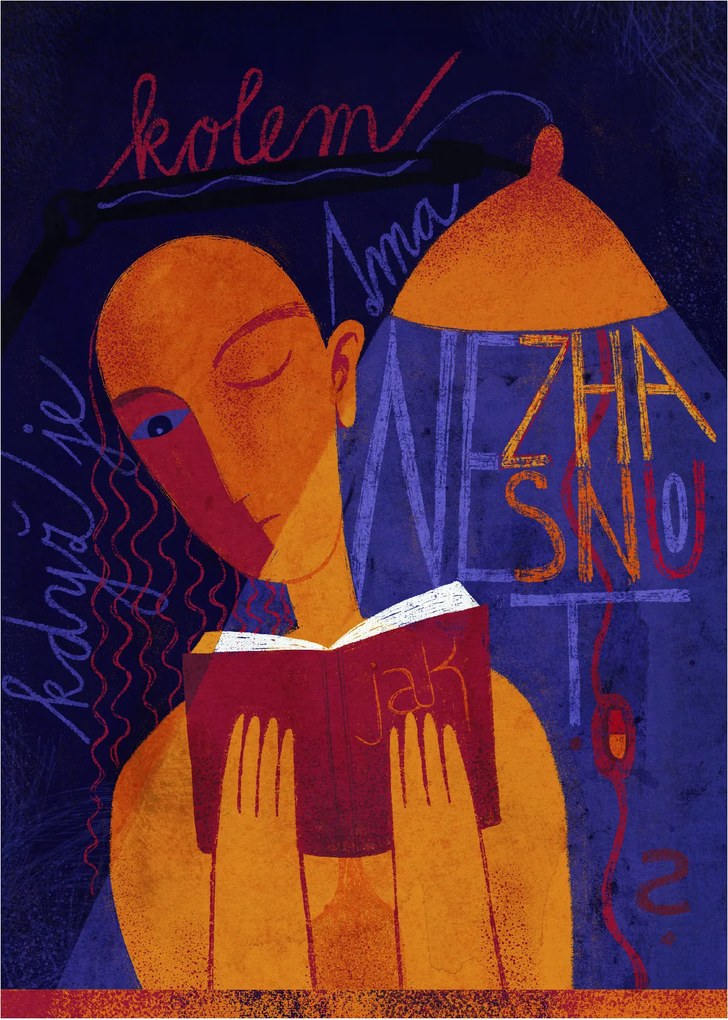 Magda Andresová | Nezhasnout Rám: Bílý, Velikost: 40 x 30 cm