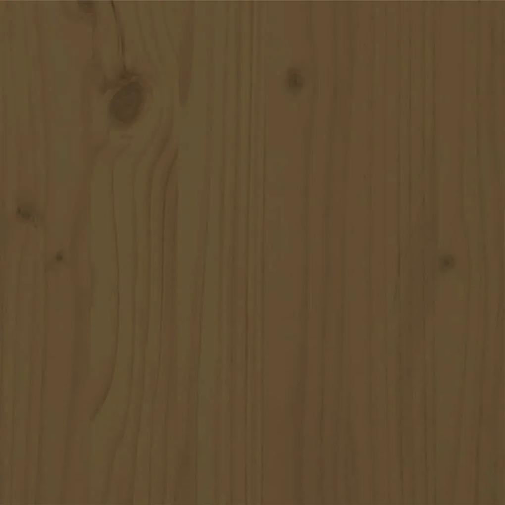 Rám postele medově hnědý masivní dřevo 75 x 190 cm Small Single,  3105913 HangarStore.cz