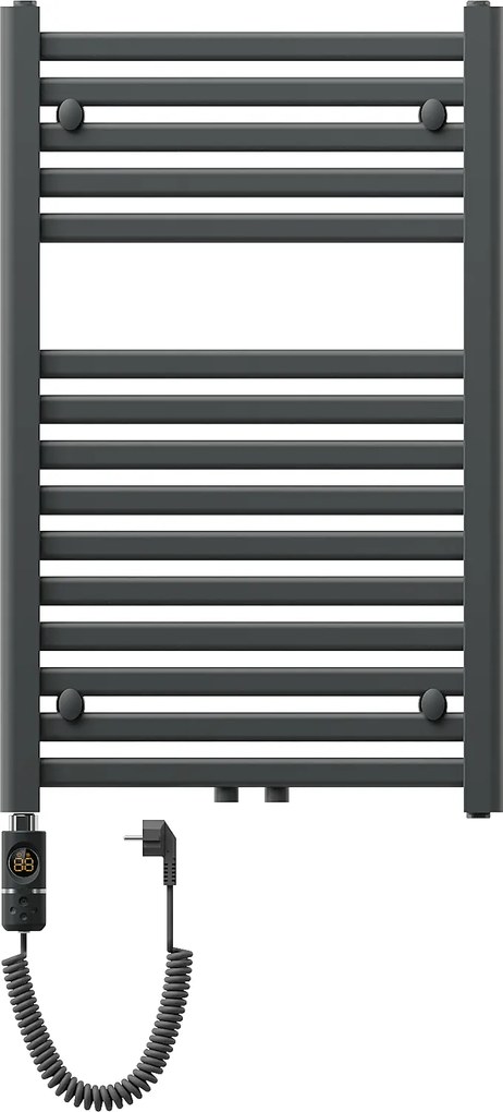 Mexen Hades, elektrické topné těleso 800 x 500 mm, 600 W, antracitová, W104-0800-500-2600-66