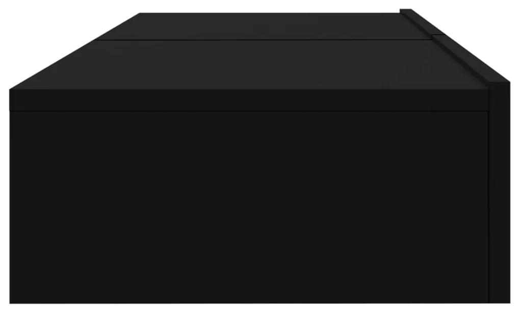 TV skříňky s LED osvětlením 2 ks černé 60 x 35 x 15,5 cm - Default Title
