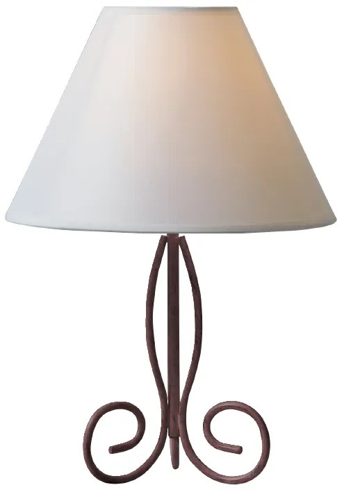 ACA DECOR Stolní lampa ISMENE, hnědá barva