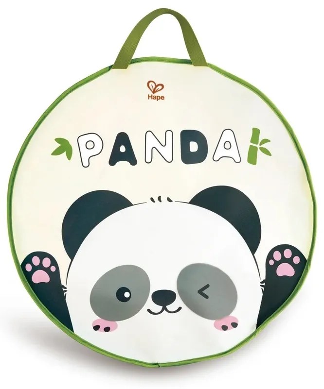 Hape Dětský stan s LED osvětlením - Panda
