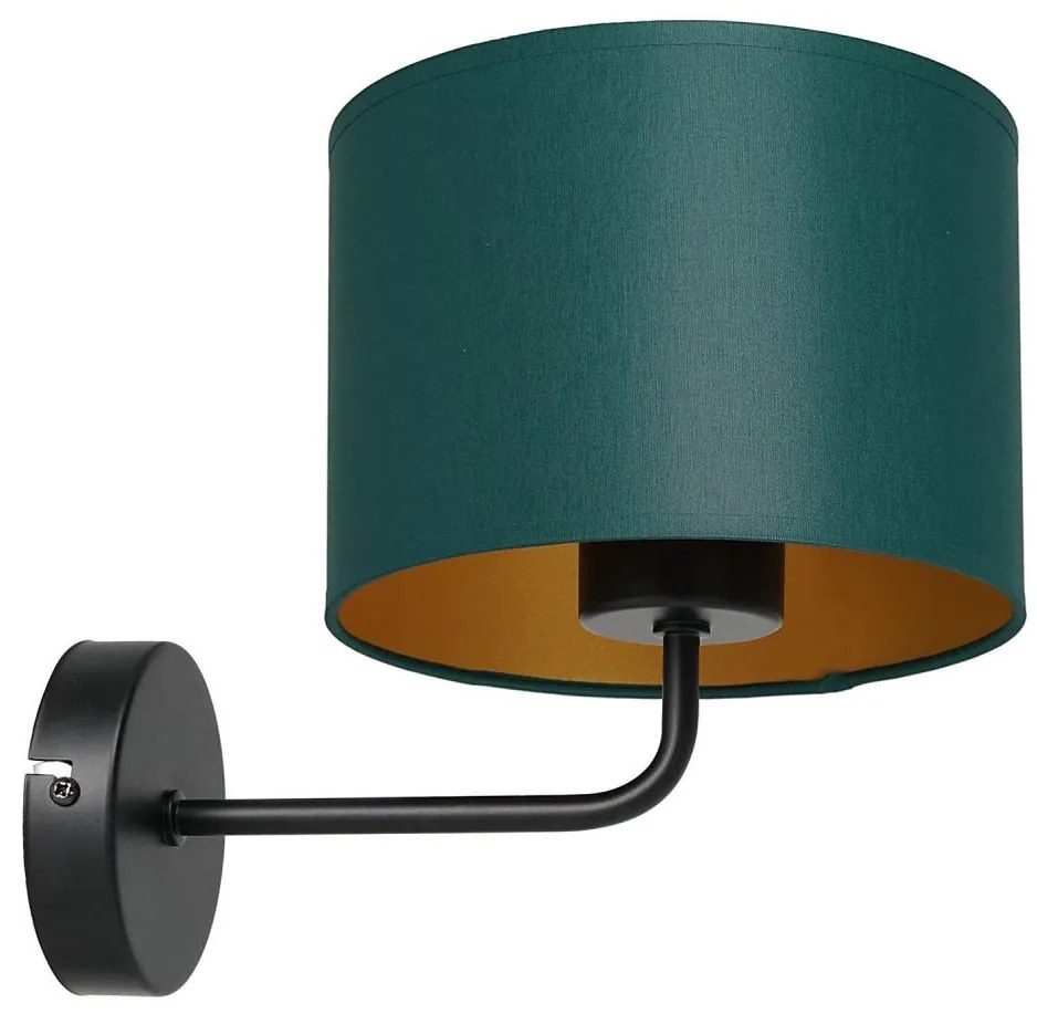 Nástěnná lampa ARDEN 1xE27/60W/230V zelená/zlatá