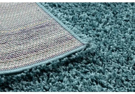 Dywany Luszczow Kusový koberec SOFFI shaggy 5 cm modrý Rozměr koberce: 80 x 200 cm