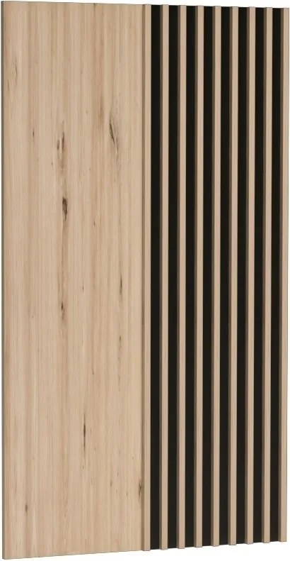 Nástěnný panel Moderno C11 80 cm dub Artisan/černý
