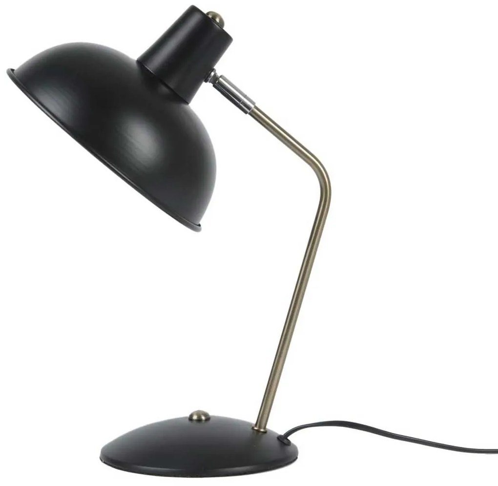 LEITMOTIV Stolní lampa Hood černá 37,5 cm