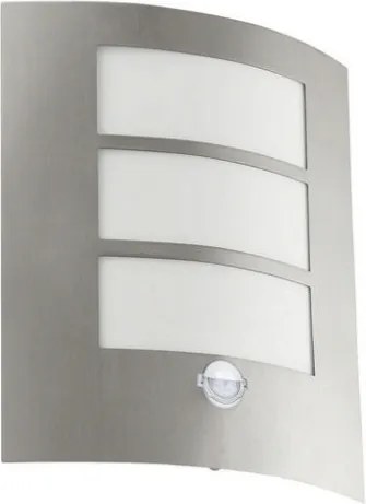 Venkovní nástěnné svítidlo EGLO City 88142 1xE27/60W s pohybovým čidlem