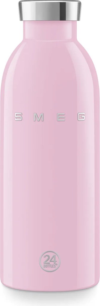 Smeg TERMO Láhev SMEG x 24BOTTLES Clima, WBF01, 500ml, pastelově růžová WBF01PK
