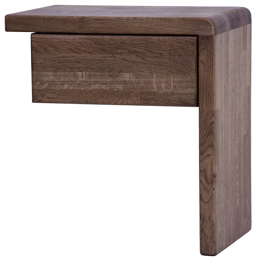 Noční stolek Fantazie L Domestav F322 Materiál: Dub Cink, Povrchová úprava: Olej, Specifikace: levá