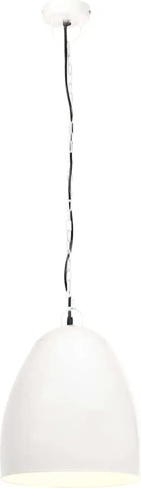 Industriální závěsné svítidlo 25 W bílé kulaté 42 cm E27 320558