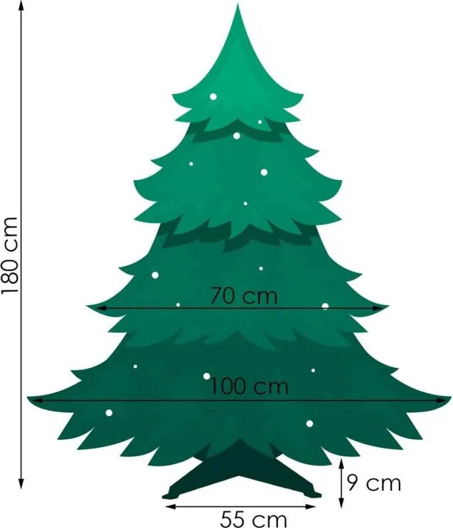 Vánoční stromek Smrk kavkazský 180 cm