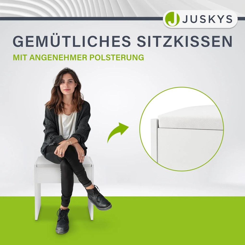 Juskys Čalouněná stolička k toaletnímu stolku Melly