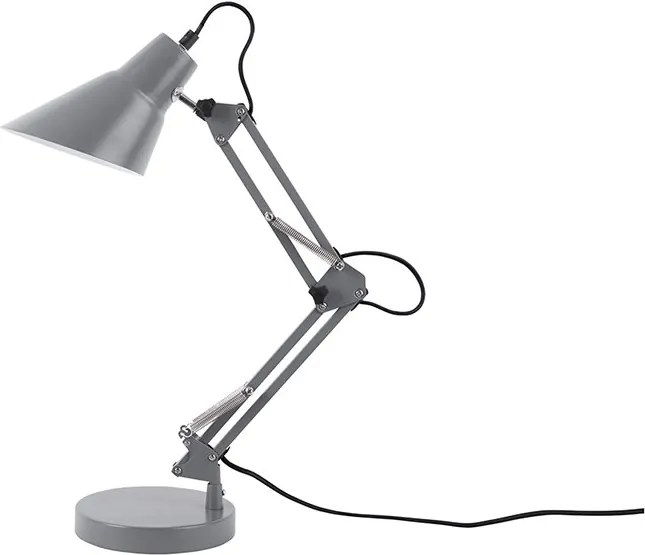 LEITMOTIV Sada 2 ks: Šedá stolní lampa Fit 50 × 18.5 × 50 cm