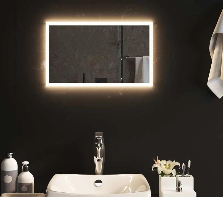 vidaXL Koupelnové zrcadlo s LED osvětlením 30x50 cm [3154074]