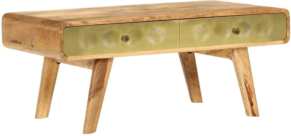 Konferenční stolek z masivního mangovníku | 90x50x40 cm