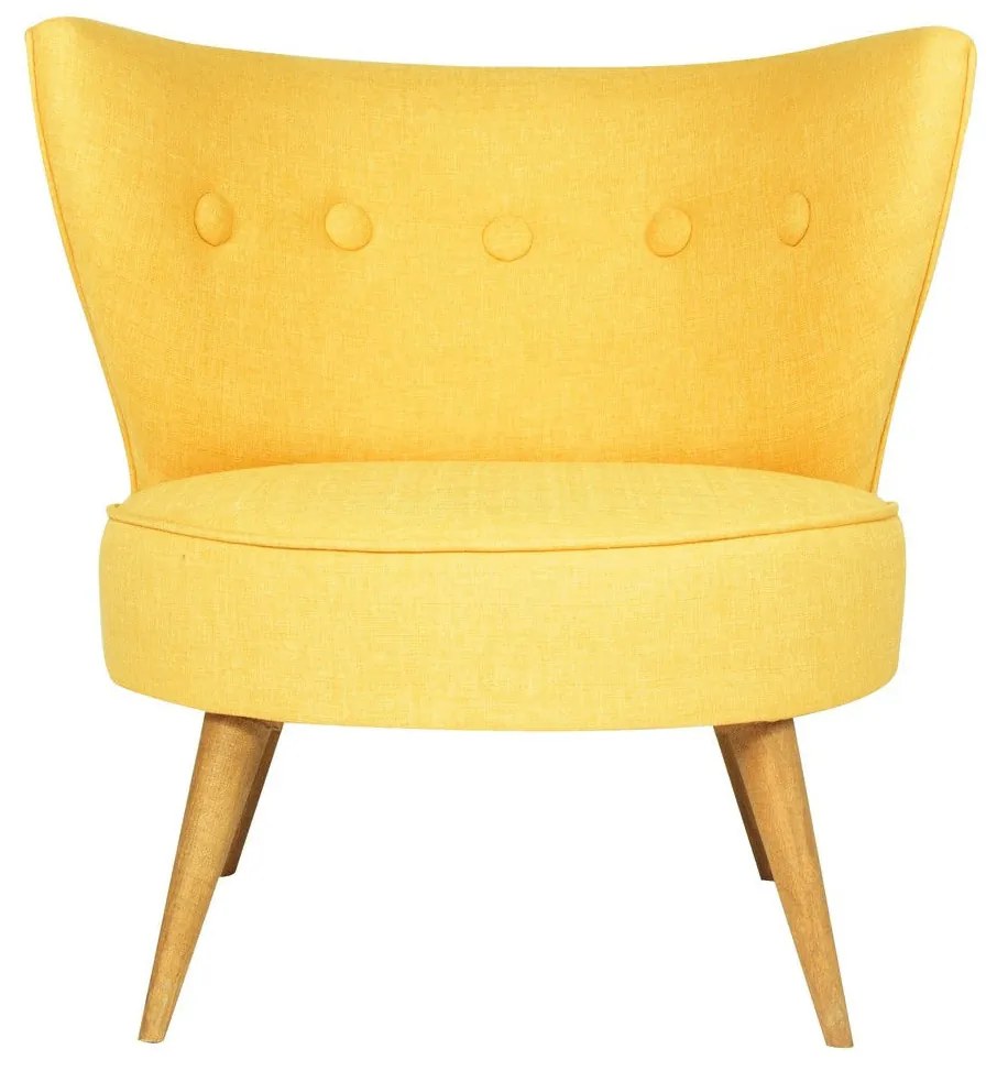 Atelier del Sofa Křeslo Riverhead - Yellow, Žlutá