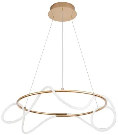 LED lustr Tiriac 70 zlaté