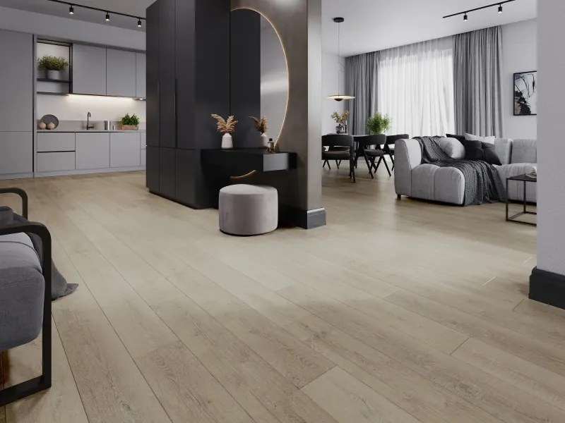 Mexen Parker vzorek vinylových panelů SPC 6,5 mm, podklad IXPE 1,5 mm, 4 V-drážka, Dub - F1015-S