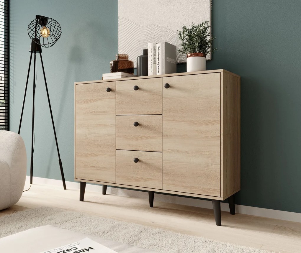 Komoda BESA bílá bílá Laminated board 16 Mm