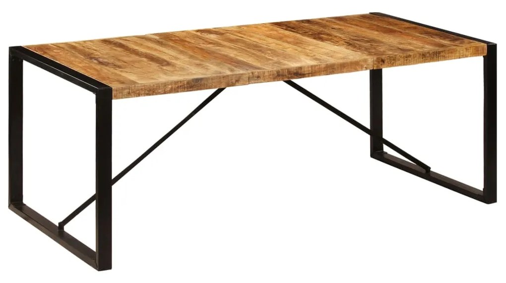 247411 vidaXL Jídelní stůl 200 x 100 x 75 cm masivní mangovníkové dřevo