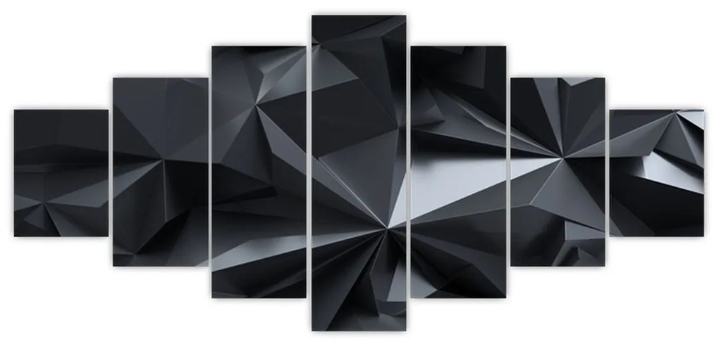 Obraz - Geometrická abstrakce (210x100 cm)