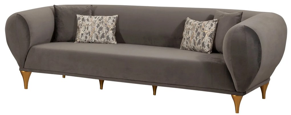 Hanah Home Třímístná pohovka MEBLON antracit 867UNQ1549