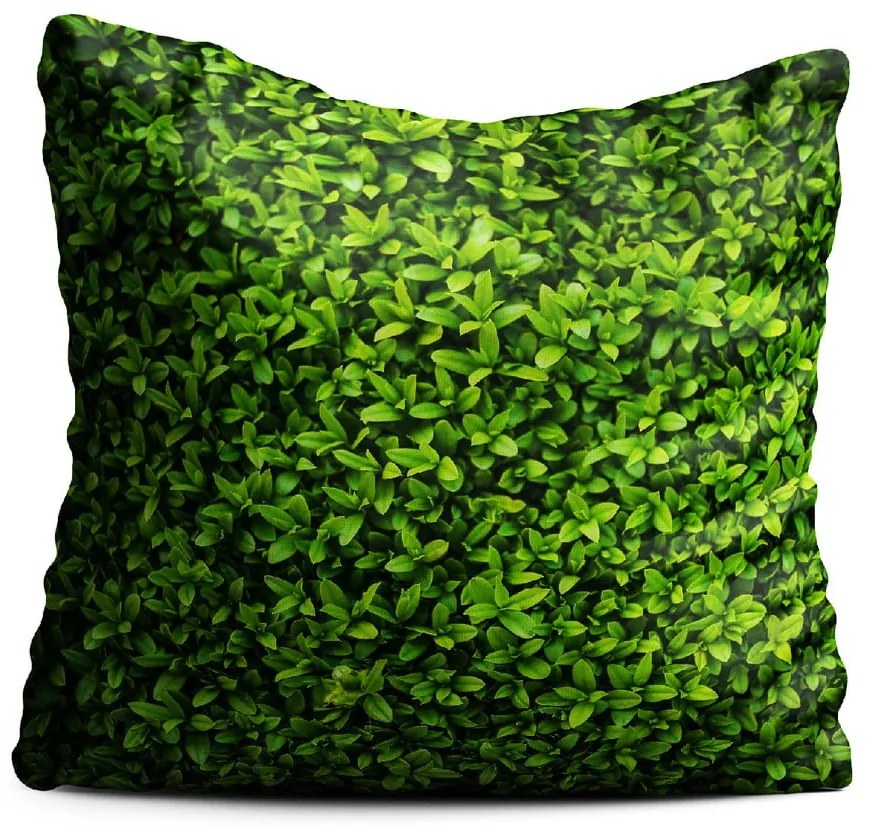 Zelený polštář Oyo home Ivy, 40 x 40 cm
