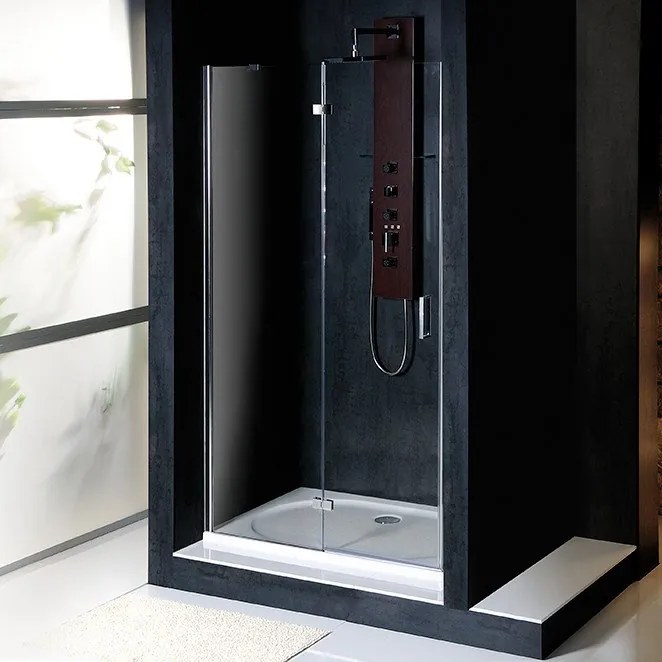 VITRA LINE sprchové dveře 1000mm, levé, čiré sklo (BN2915L) Polysan