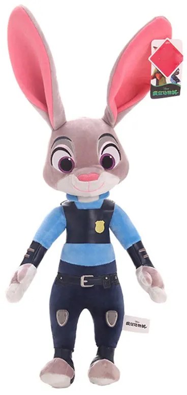 Plyšové postavy Nick Wild a Judy Hopkavá z pohádky Zootropolis Varianta: Judy Hopkavá, Velikost: 40 cm