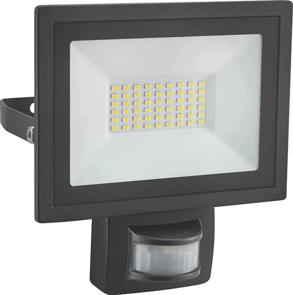 LED reflektor se senzorem černý, 21 W, 1880 lm, 18,5 x 16 x 6,5 cm