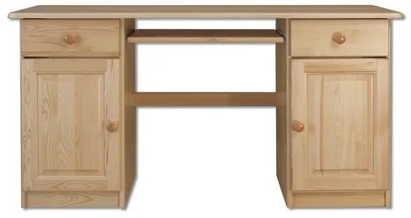 Psací stůl BR101, 145x75x55, borovice (Barva dřeva: Ořech)